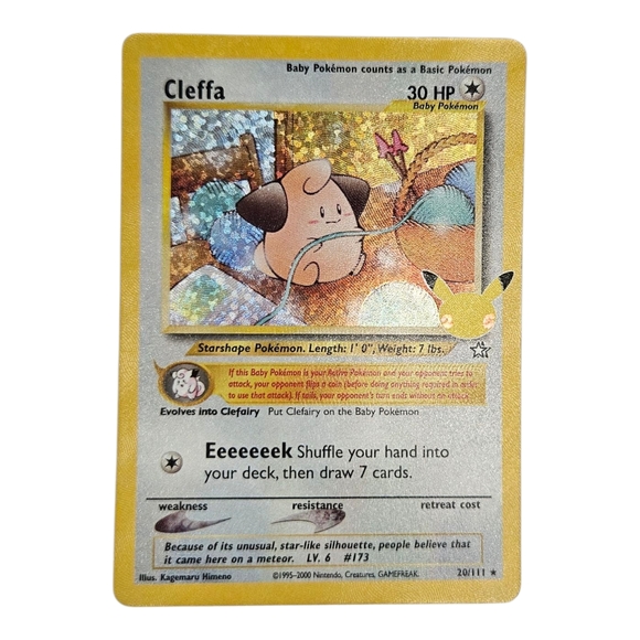 Pokemon | Toys | Cleffa Pokmon Card With Holographic Design | Poshmark